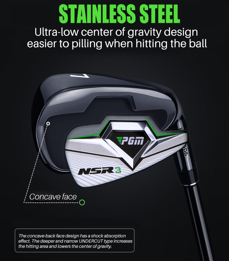 PGM NSR III PRO left right handed men golf iron 5 6 7 8 9 PW SW set ...