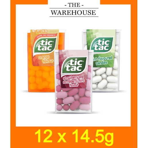 Tic Tac Candy Mint 12 x 14.5g - Local Stock | Shopee Singapore