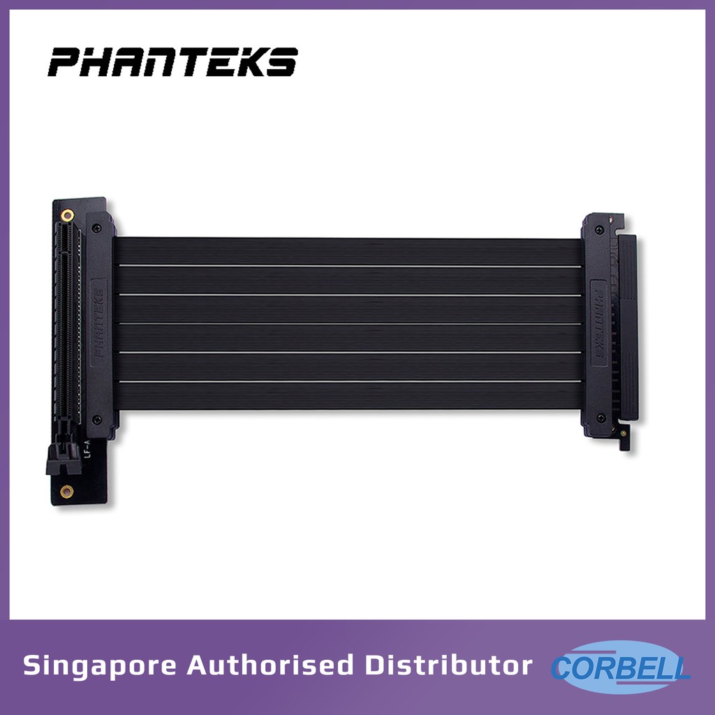 Phanteks Vertical GPU Riser Extension (Flatline, 220mm, for Evolv X) (PH - 1127) | Shopee Singapore