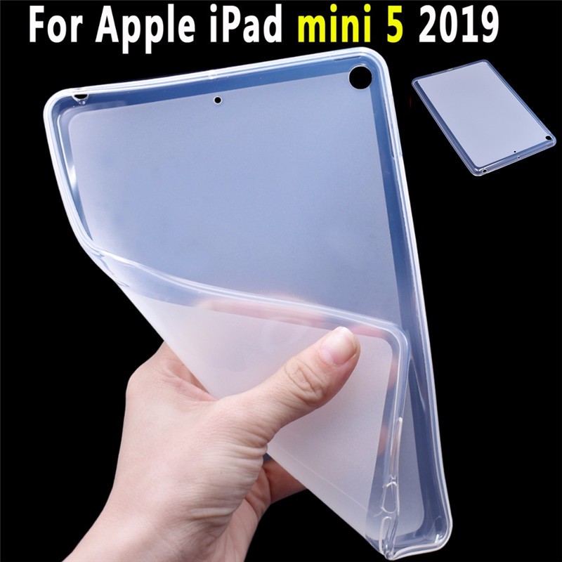 For iPad Mini 5 2019 Soft TPU Silicone Transparent Slim Ultra Thin ...