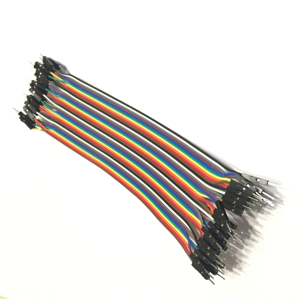 $0.25! 10pcs M-M F-F Male Female Dupont breadboard Jumper Wires Arduino ...