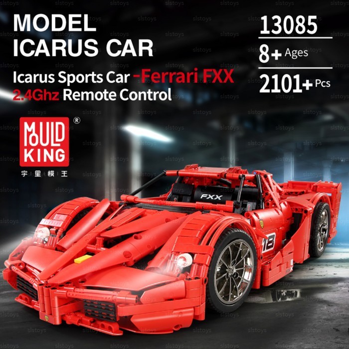 Mould King Remote Control RC Icarus Sports Car FXX Bricks Blocks 1:8 ...