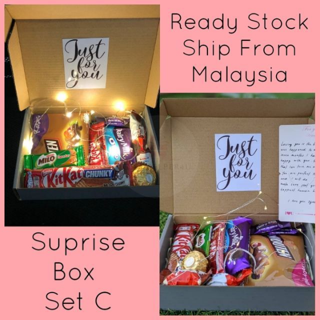 SURPRISE BOX PREMIUM CHOCOLATES ( SET C ) | Shopee Singapore
