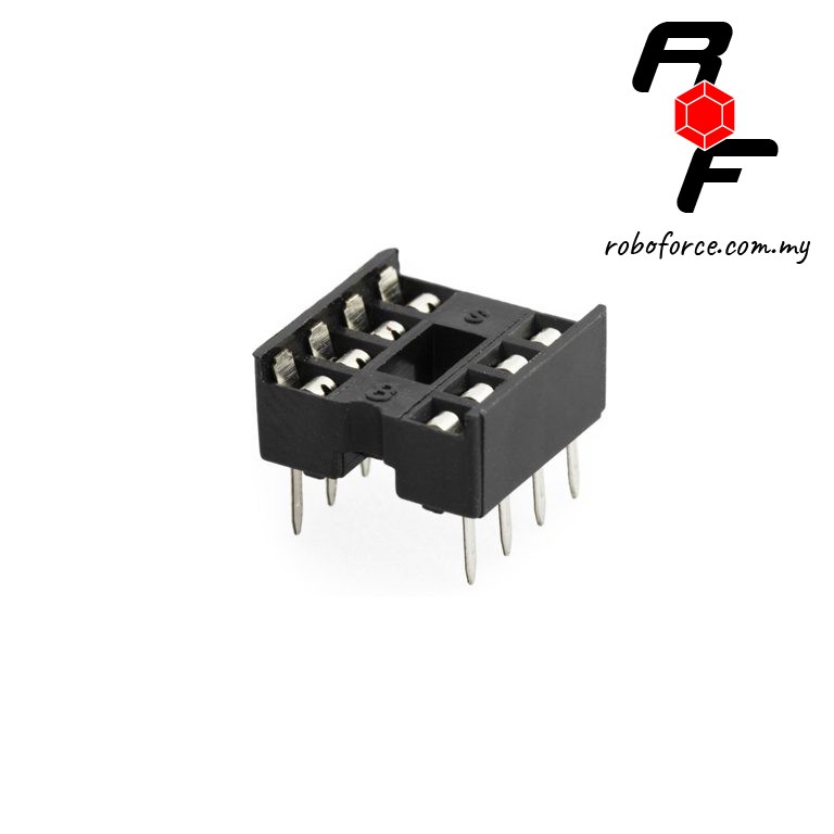 8 Pin IC Socket for Arduino/Raspberry Pi/ ARM/ 8051 Microcontrollers ...