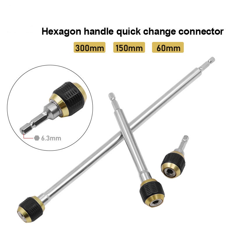 Inner Hexagonal Quick-Change Self-Locking Rod Big Head Extension Rod ...