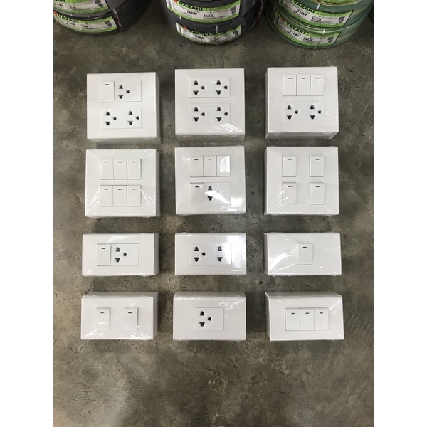 Panasonic Power Plug-Switch Set All Types Genuine Brand Weg Model With ...