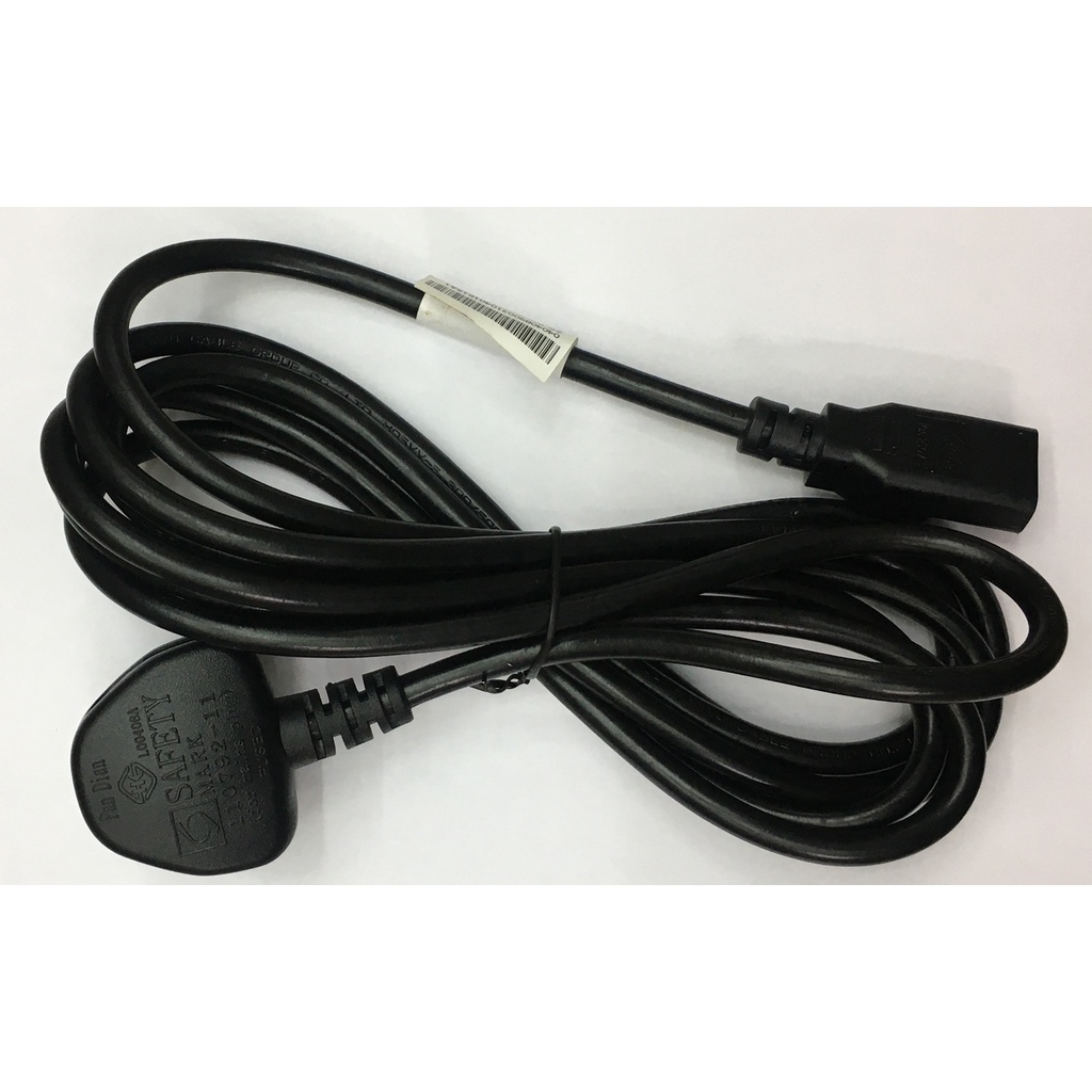 Original PC C13 power cord cable 1.8m/3m (with safety mark) | Shopee ...