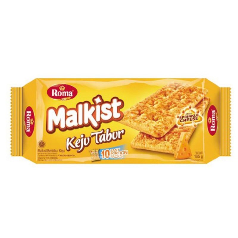 Roma MALKIST CHEESE CRISPY BISCUITS (Box of 24 Packs) | Shopee Singapore