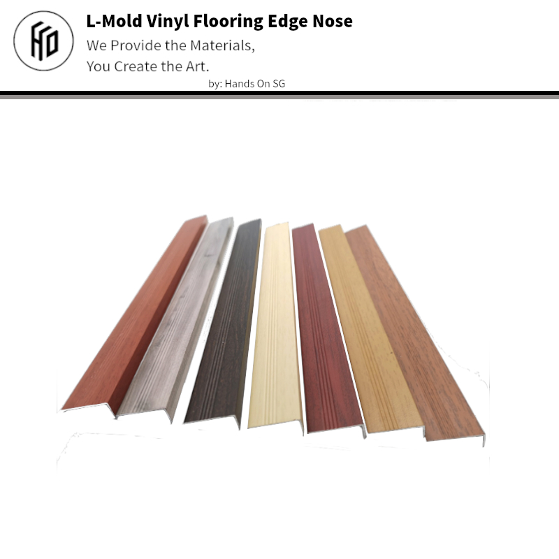 L-Mold Vinyl Flooring Transition Strip (Aluminium Material) | Shopee ...