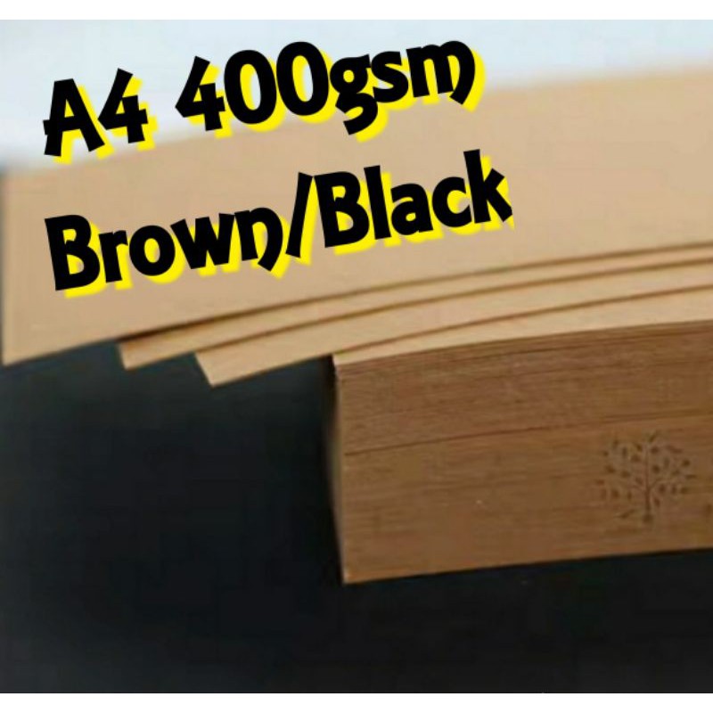 A4 KRAFT PAPERS 400GSM | Shopee Singapore