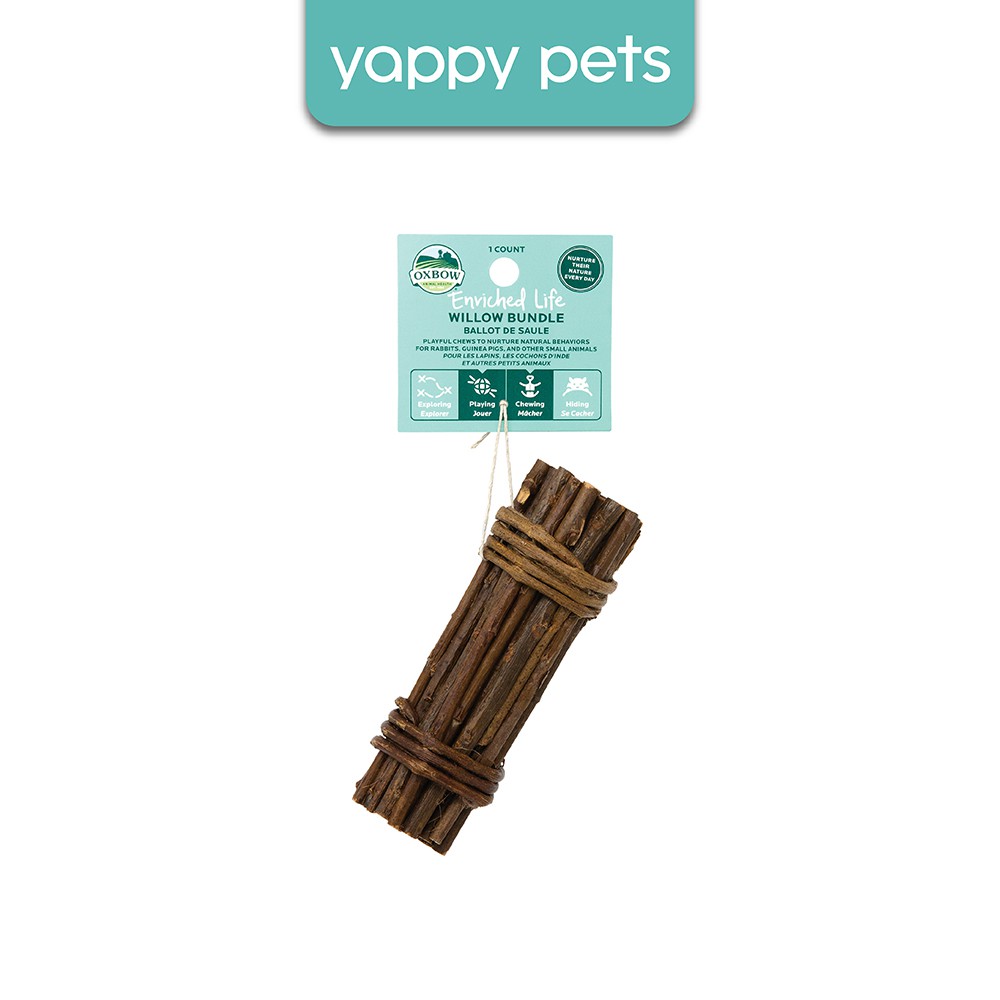 Oxbow Enriched Life Willow Bundle Small Animal Natural Chews | Pet Toys ...
