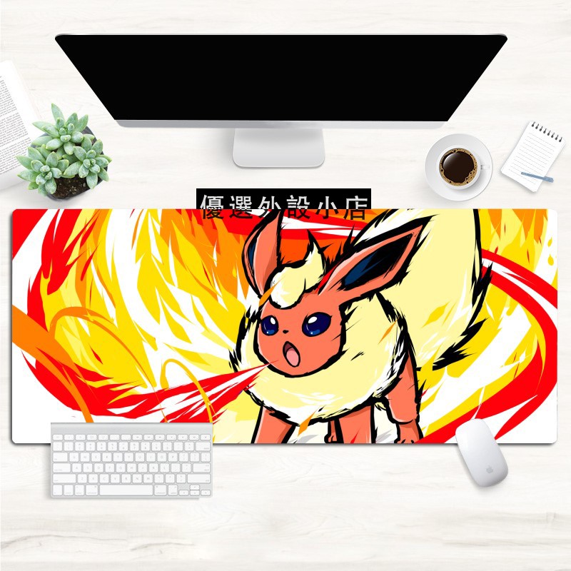 Pikachu Pokemon Game Mouse Pad Pokemon Oversized Table Pad Hand-Painted ...
