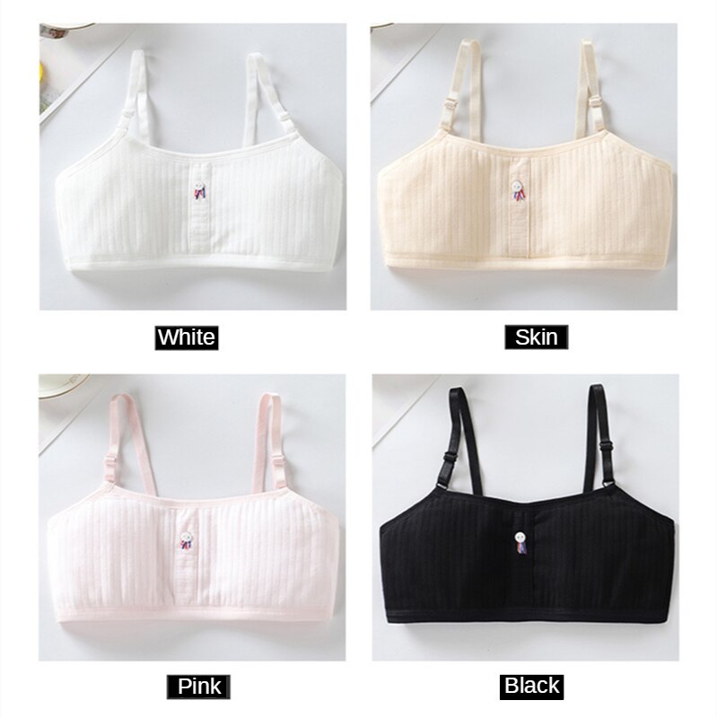 [Doly] 10-16 years Baby Bra Teen Girls Bra Cotton Training Bra Student ...