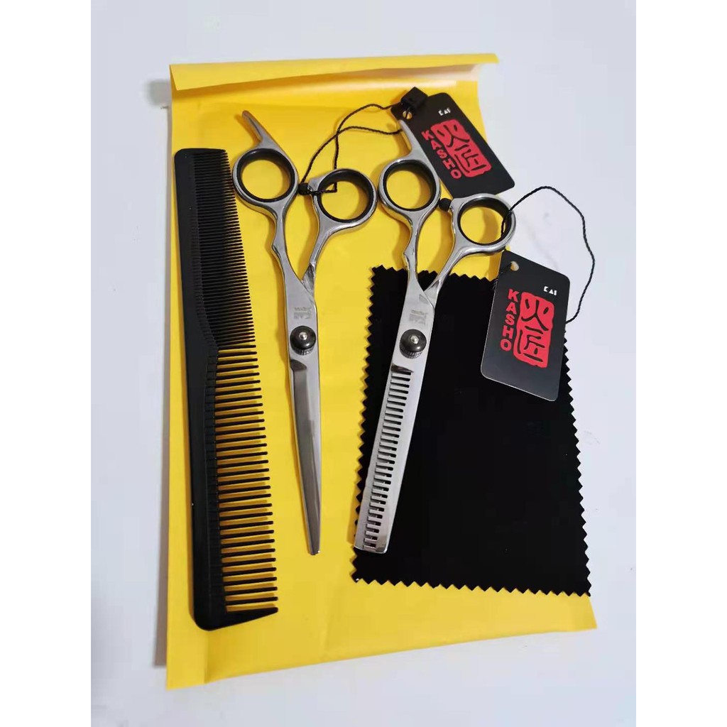 6 inches 440C hair KASHO scissors Japanese hairdressing barber shears ...