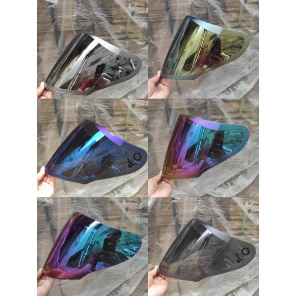 HITAM Iridium visor glass KYT kyoto Ink dynamix venom oppen Iridium ...