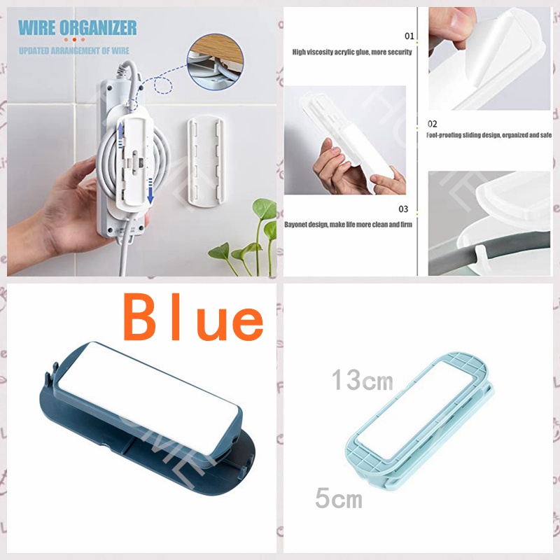 Wall-Mounted Self Adhesive Power Cord Extension | Shopee Singapore