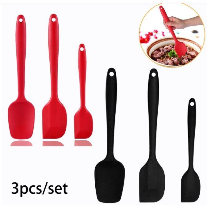 SG SELLER Spatula set 3 pcs Scoop spatula scraper whisk baking heat ...