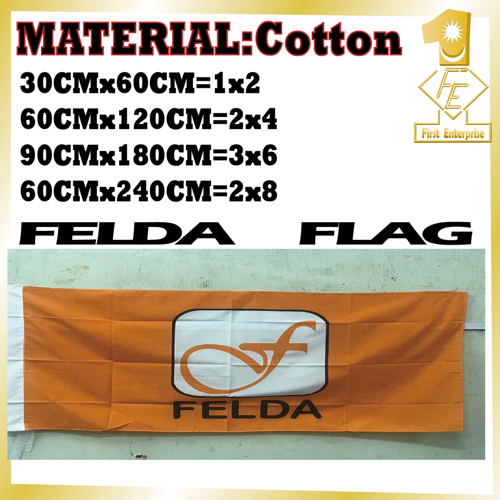 Felda Flag/Bendera Felda (POLYMESH) | Shopee Singapore
