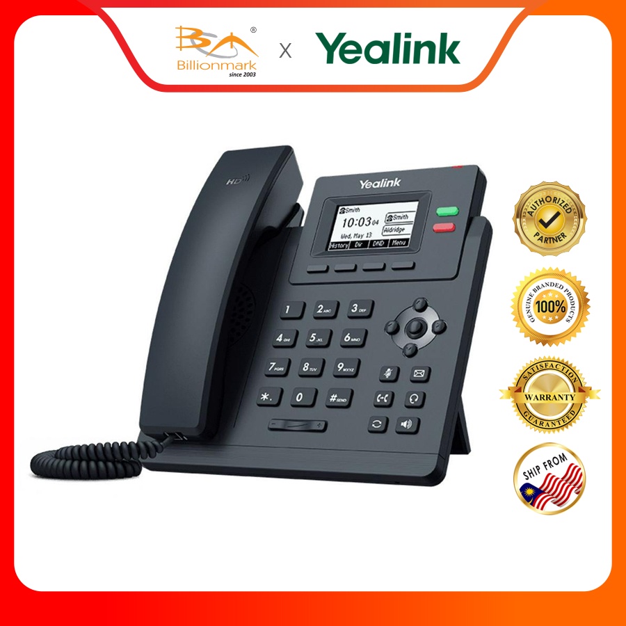 Yealink SIP-T31P IP Phone Entry-level IP Phone with 2 Lines and HD ...