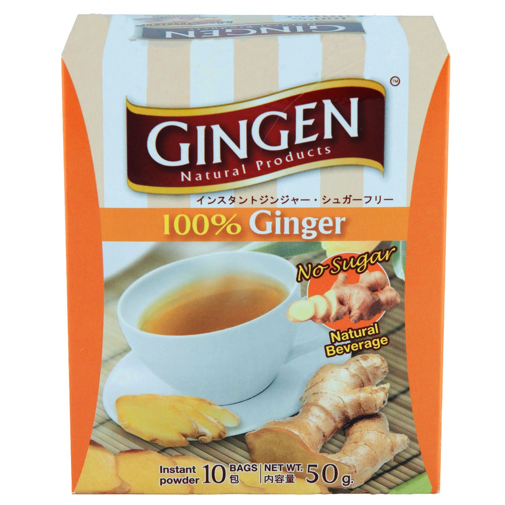 Gingen Instant Ginger Tea Box (10s) | Shopee Singapore