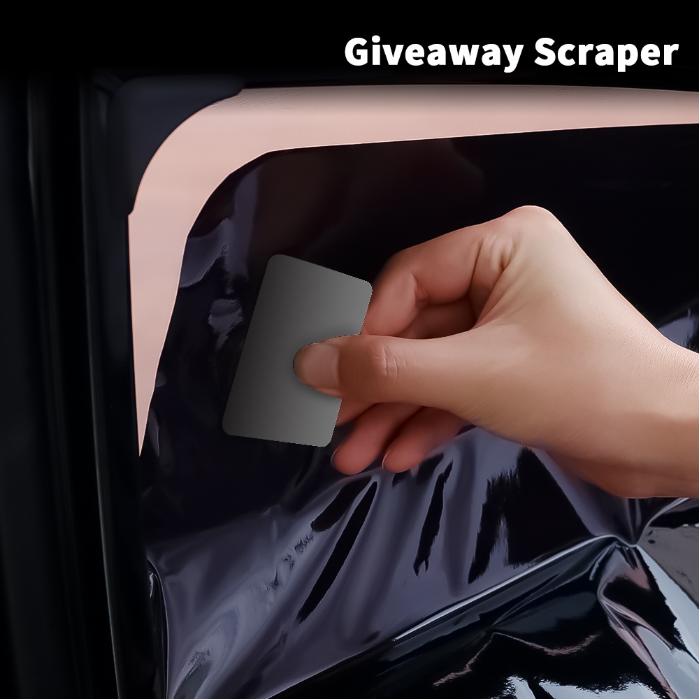 2Pcs Car Sun Shade Electrostatic Sticker Sun Control Film Stickers Car ...