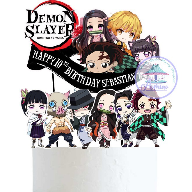 Demon Slayer Cake Topper | Shopee Singapore