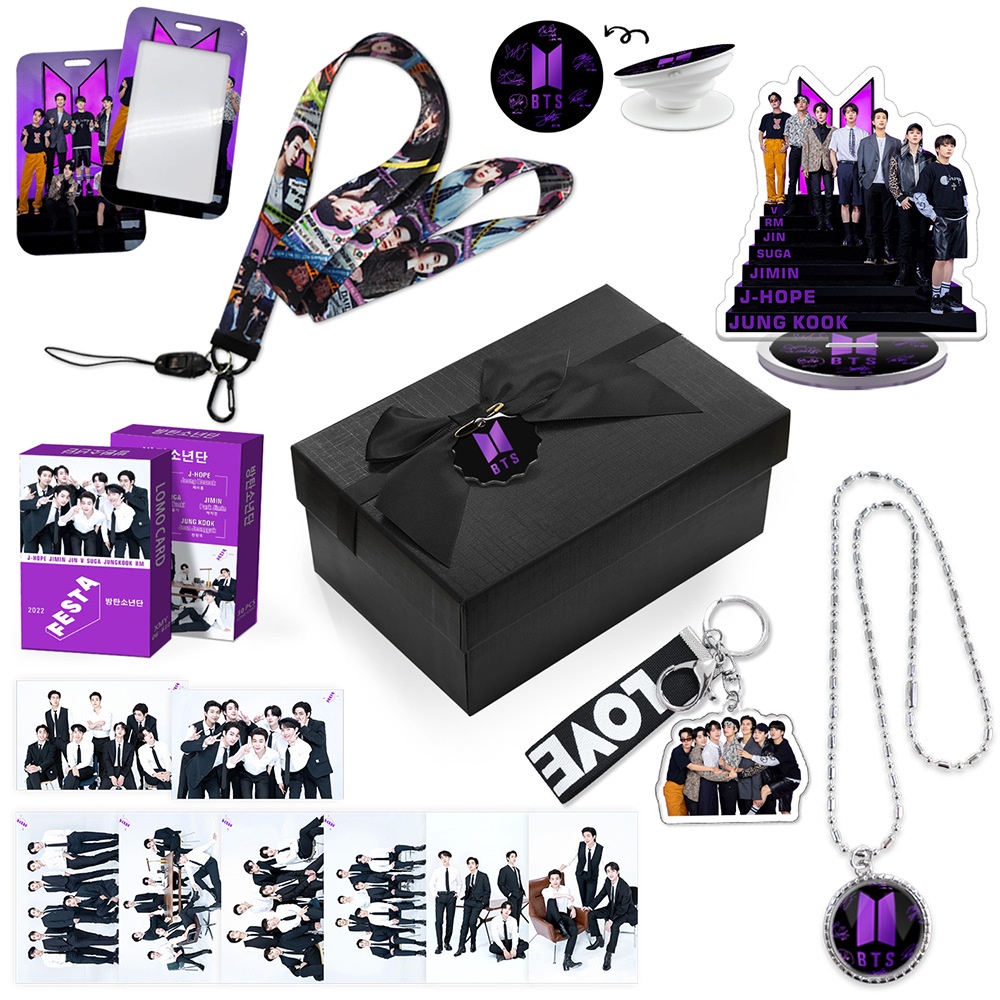 BTS 2022FESTA 9th Anniversary Gift Box JK V JIN JIMIN Gift Bag | Shopee ...