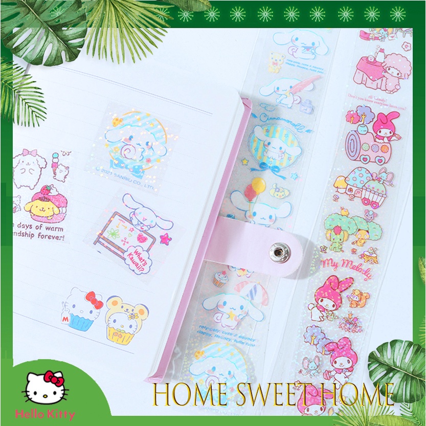 Hello Kitty Sequins Tape [Authentication] Cute Shiny Hand Ledger ...