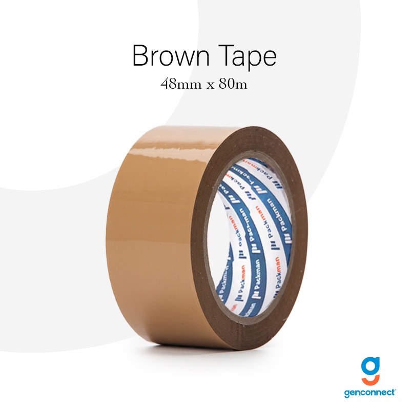Brown OPP Tape (1/3/6 Rolls) 48 mm x 80M Brown Packaging Adhesives ...