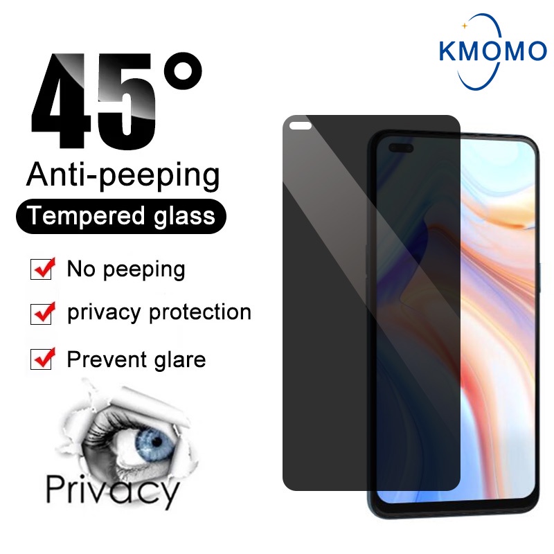 Privacy Tempered Glass OPPO Reno 14F 5G 14 13F 13 12F 11F 8 Pro 7 7z 6 ...