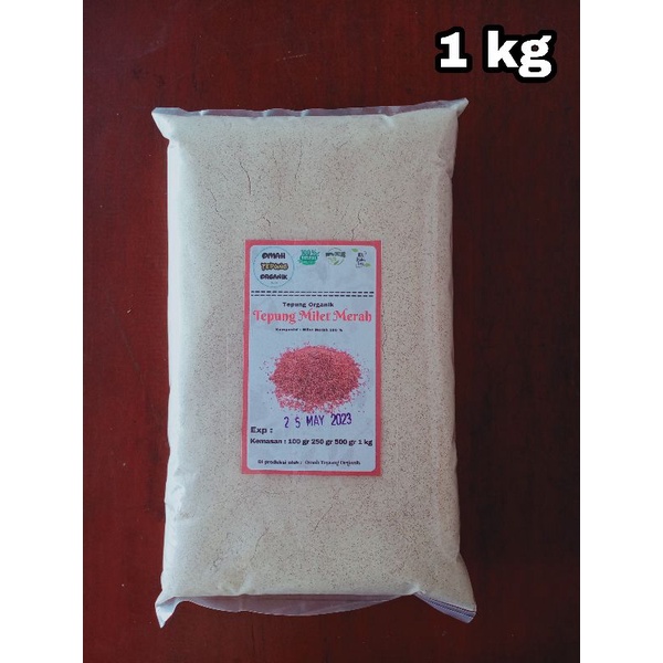 MERAH Red Millet Flour packaged in 1 KG/Red Millet Flour packaged in 1 ...