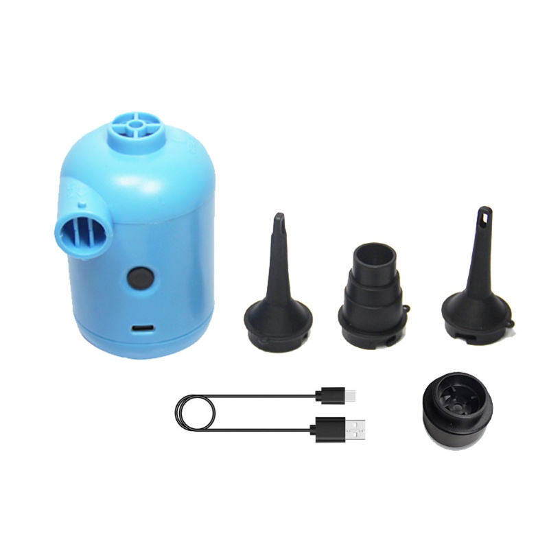 5V 2A USB Powered Air Inflator Pump Air Filling Compressor With Nozzles ...