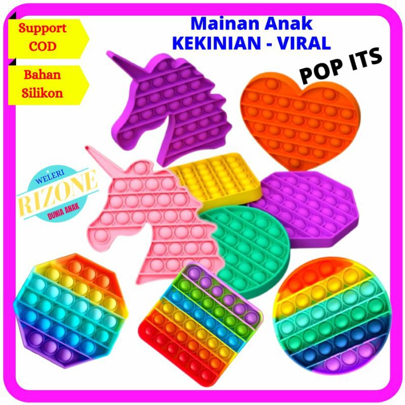 Children's Educational Toys Squishy Girls Boys Popits Pop Its Fidget ...