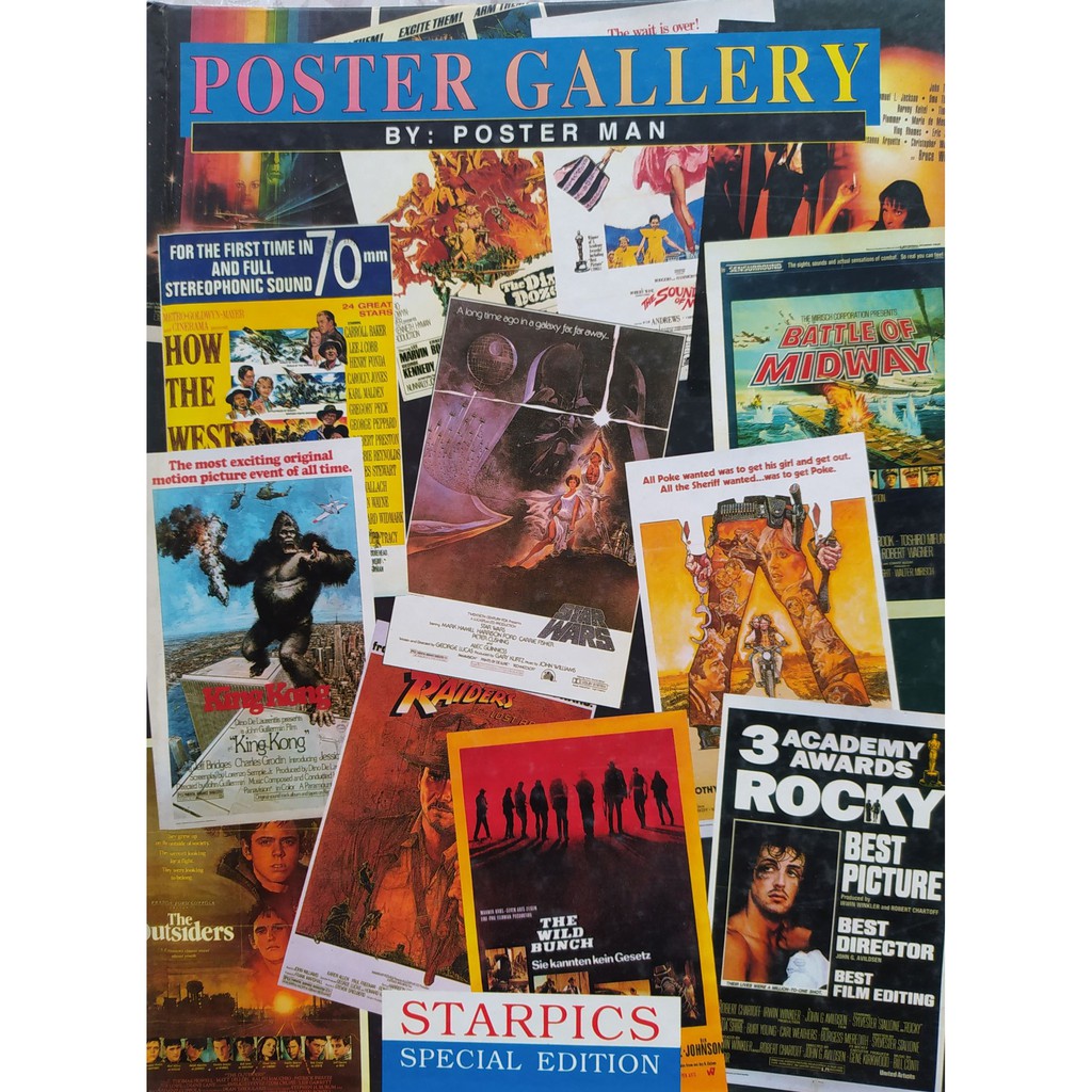 POSTER GALLERY BY MAN (Starpics Special Edition) Hardcover | Shopee ...