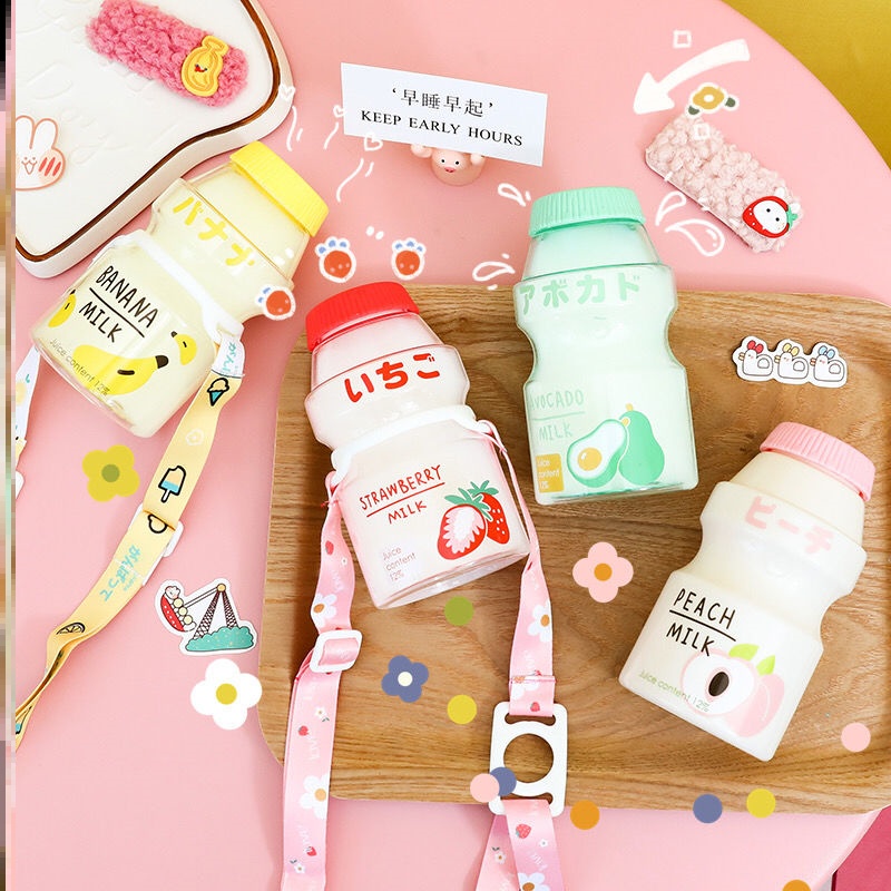 480ml Yakult Shape Cute Cup Yakult Bottle Plastic Water Bottle Milk ...