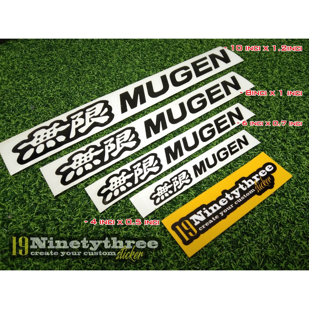 honda mugen sticker/car sticker C | Shopee Singapore