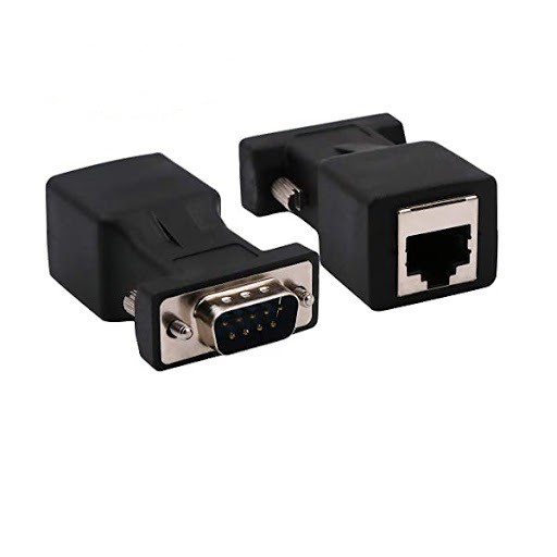 DB9 MALE TO LAN ADAPTER BY CAT 5, CAT 6, CAT 7 | Shopee Singapore
