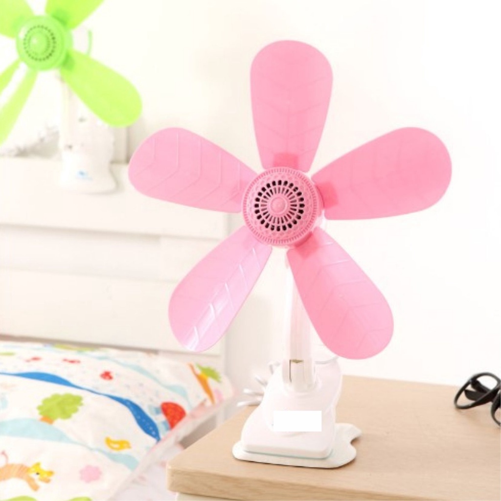 5 Soft Blades Mini Cooling Fan 220V Desk/Table Clipping Fan 180 ...
