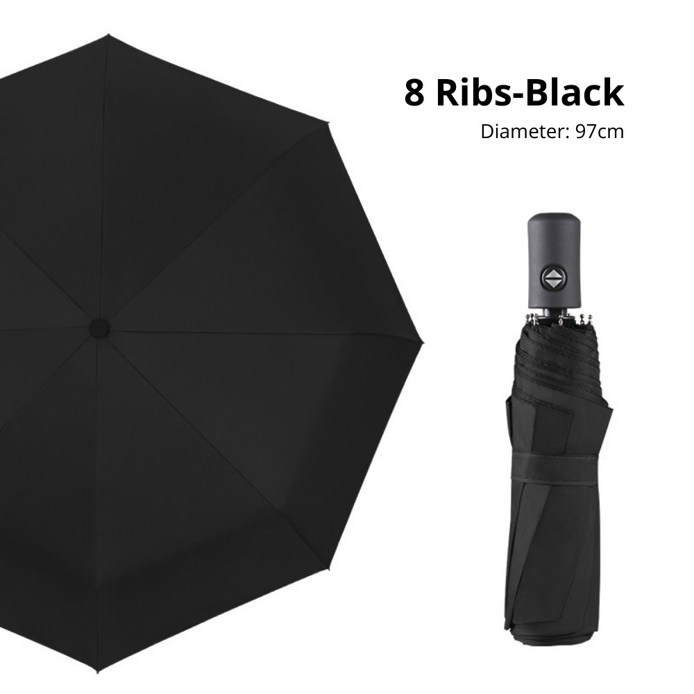 【SG】Portable Automatic Folding Umbrella 8 10 12 Ribs Windproof Travel ...