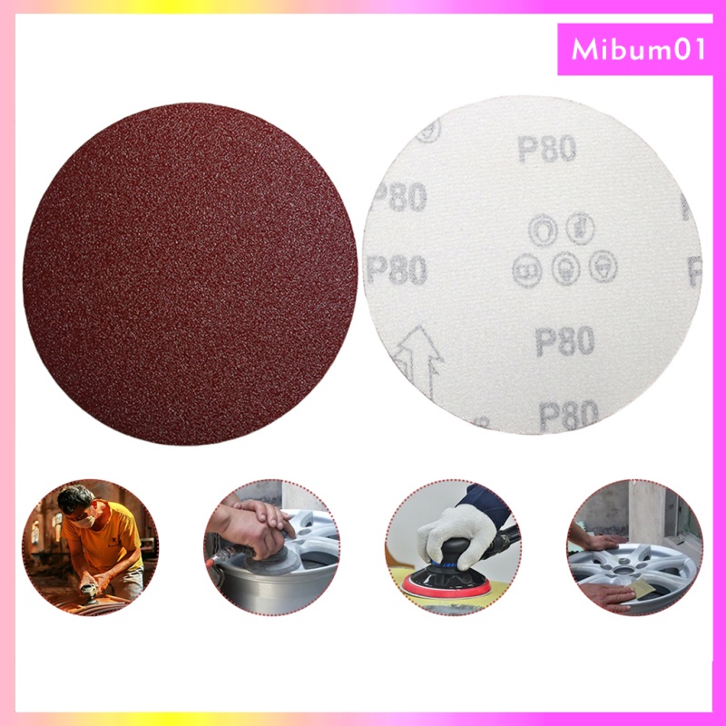 20 Pieces 12cm / 5 Inches Dia Sander Sanding Discs Pads 40 - 3000 Grit ...