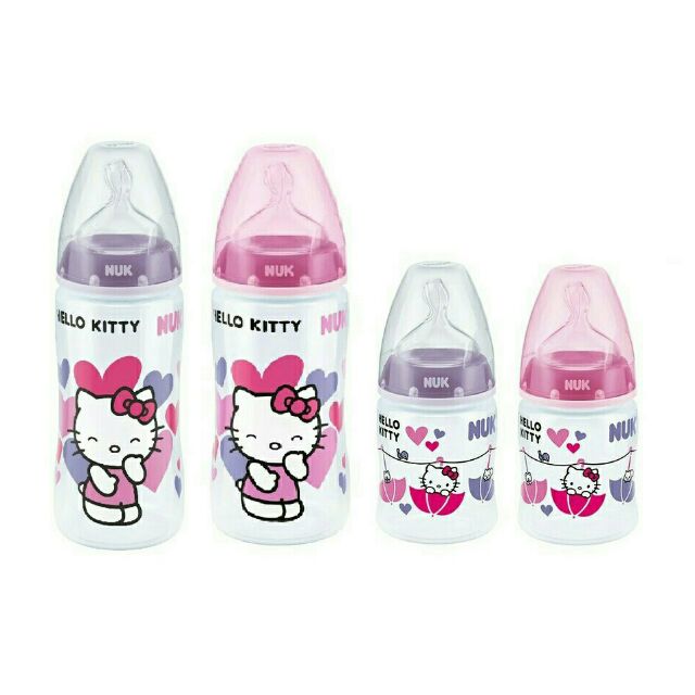 Nuk Hello Kitty Wide Neck PP bottle 150ml or 300ml | Shopee Singapore
