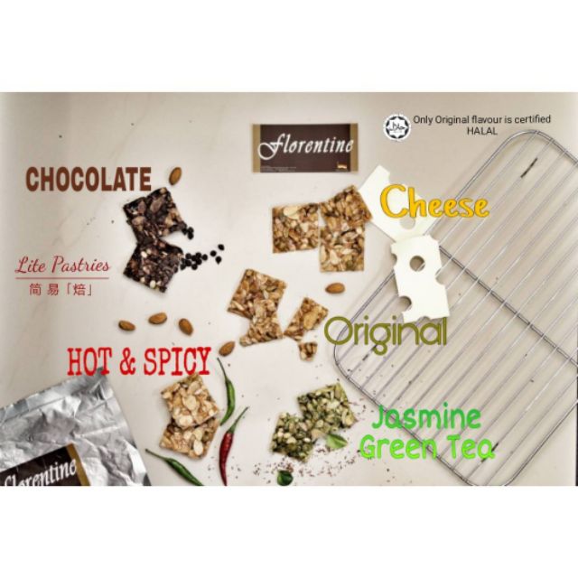 [5 pks 5 包]Crunchy Almond flake Florentine Powder HALAL 香脆杏仁片饼粉 ...