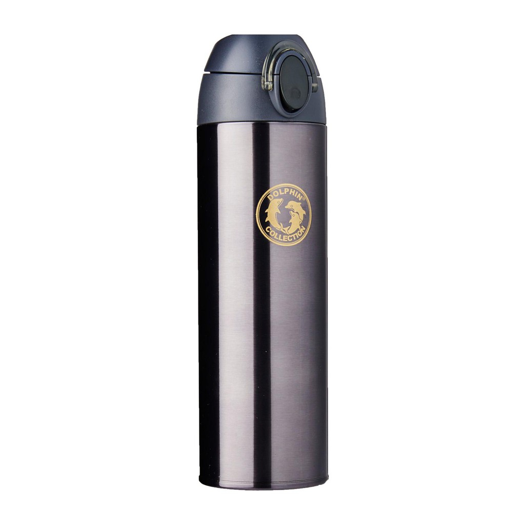 Dolphin Collection Superlight Stainless Steel Vacuum Flask 500ml (Black ...