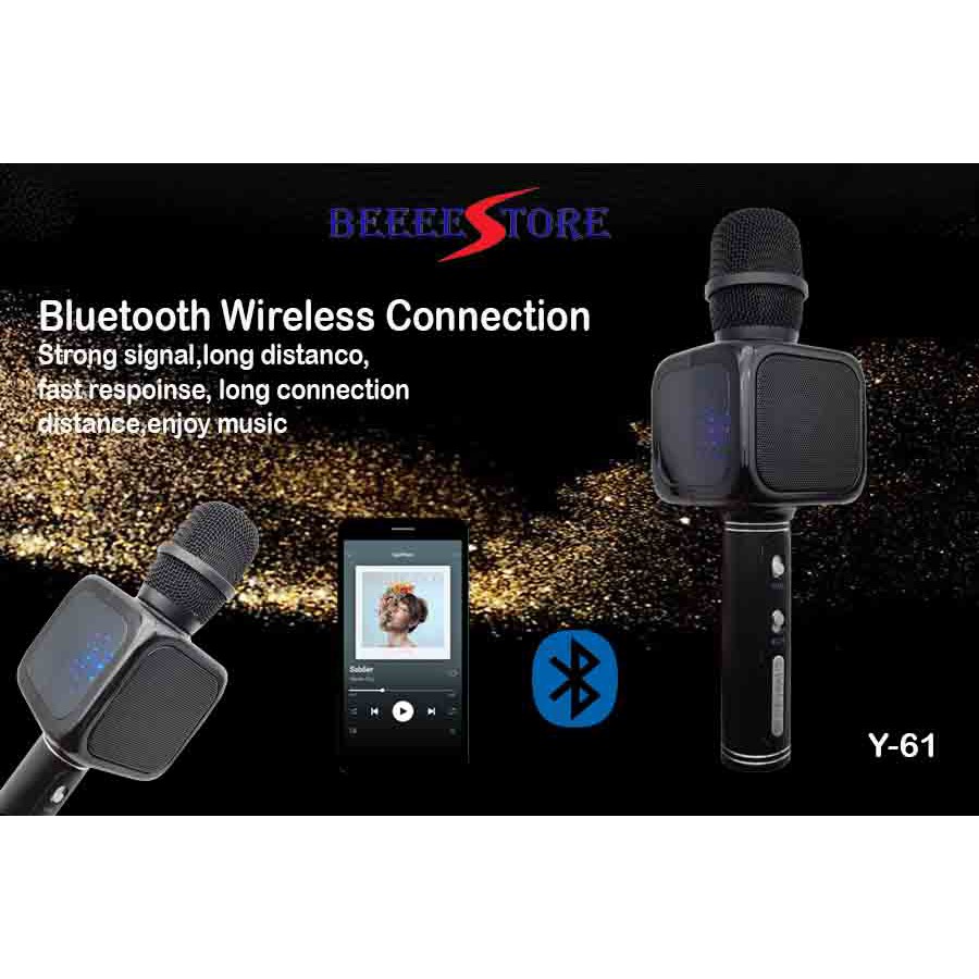 WIRELESS MICROPHONE KARAOKE Y-61MIC-034 K MIC LIVE STREAMING EQUIMENT ...