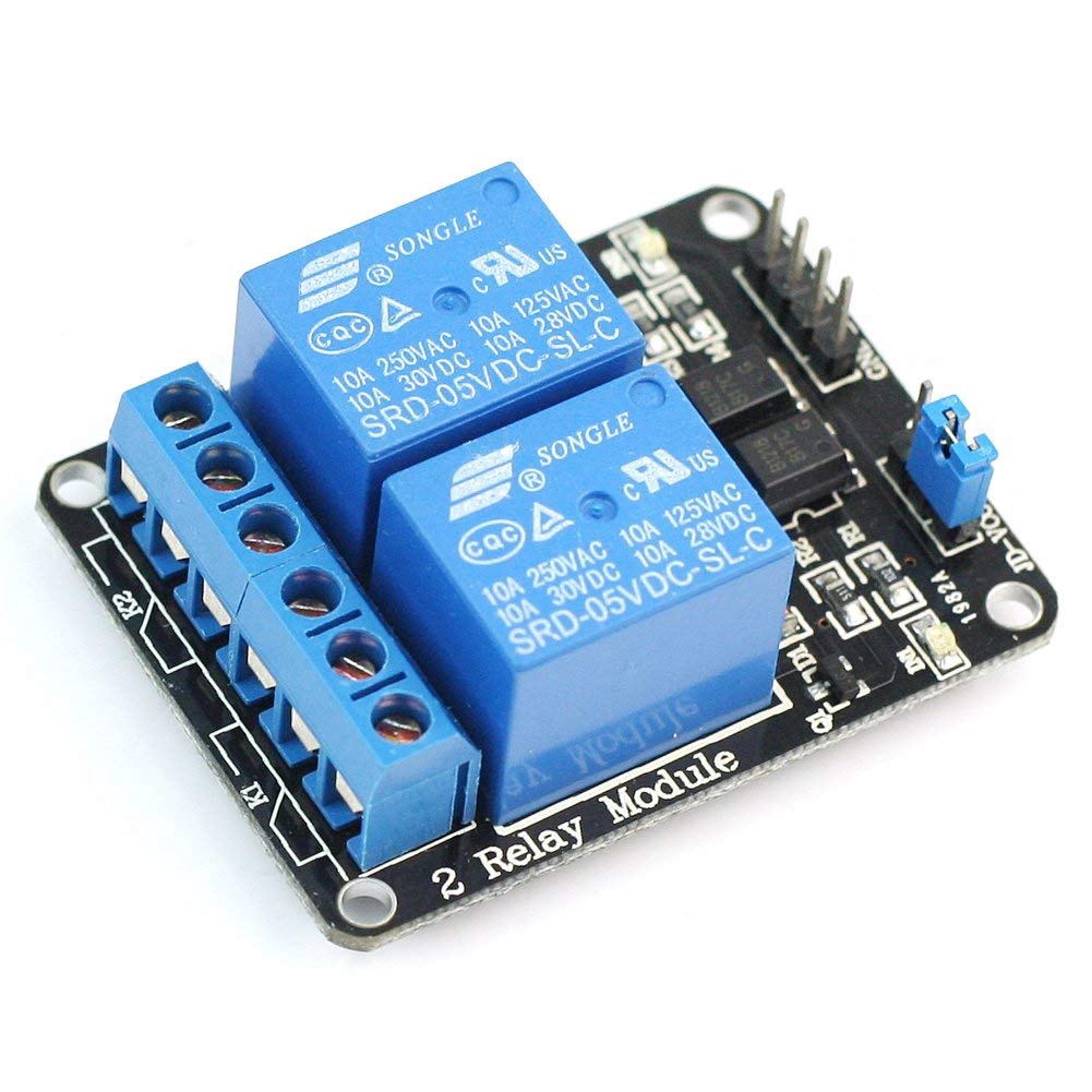 Arduino Opto isolator 2 Channel Relay 2 Way 5V Relay Module | Shopee ...