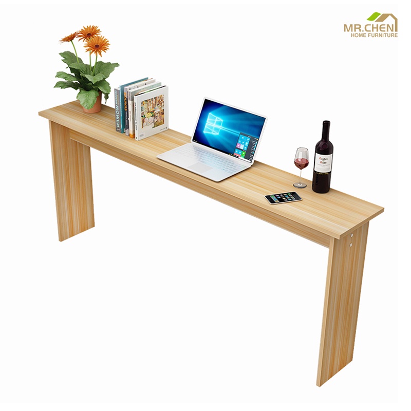 LHSG Wood Narrow Table Long Table Study Table Desk Computer Laptop ...