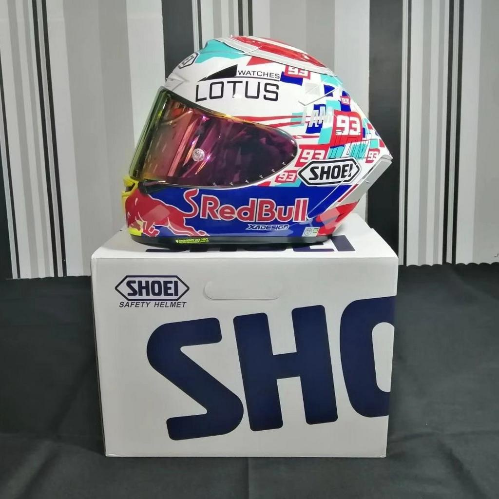 SHOEI X14 Full Face Motorcycle Helmet Shoei X14 Red Bull 93 Lotus ...