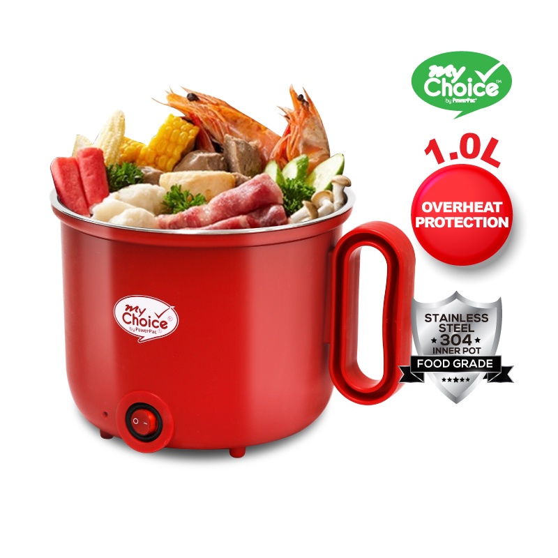 My Choice Multi cooker Steamboat 1.0L noodle cooker with Stainless ...