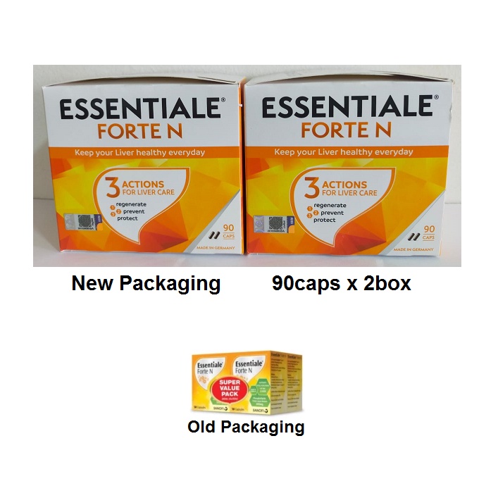 ESSENTIAL FORTE N 300mg 4x50's / 2x90's | Shopee Singapore
