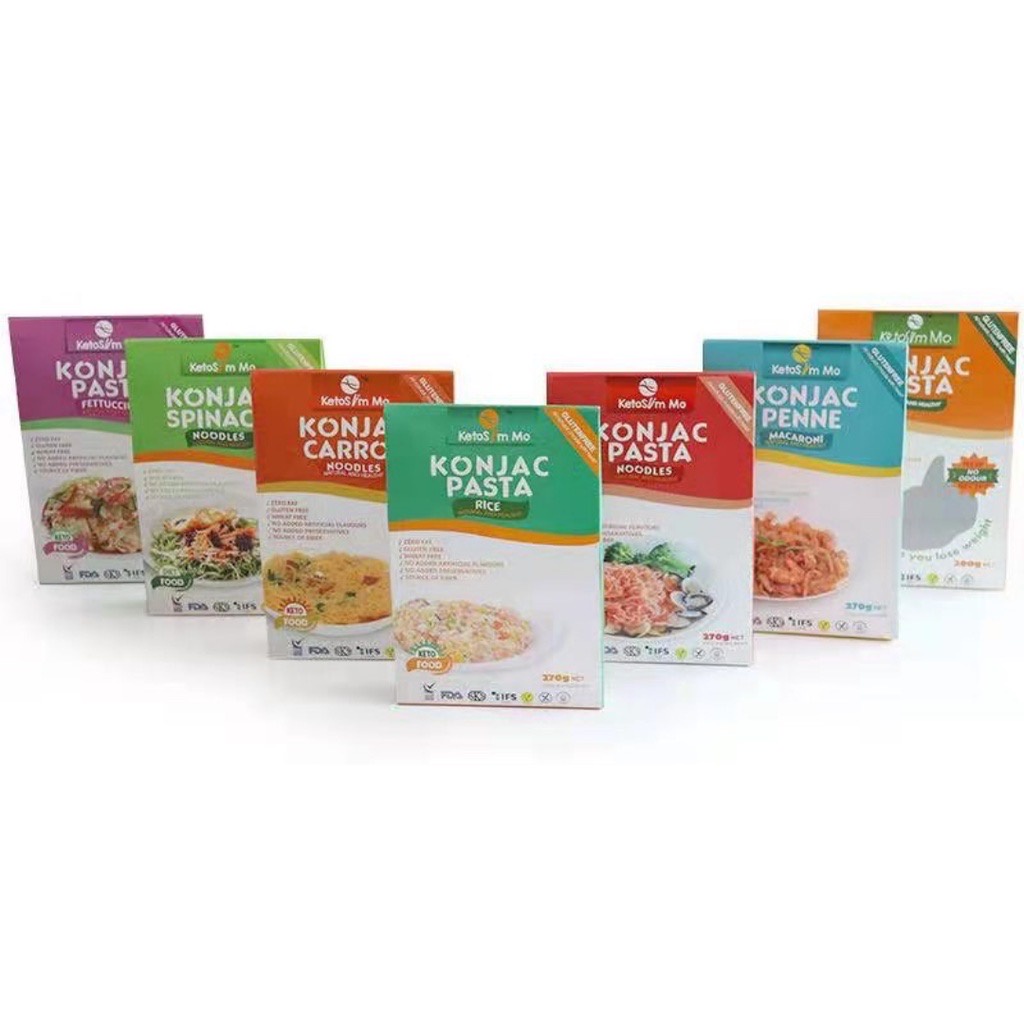 【SG Wholesale】KETOSLIM MO Halal Konjac Rice Konjac Noodles Instant Pure ...